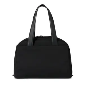 BEIS The Leather Trim Duffle - Black