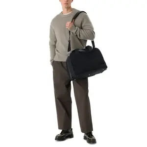 BEIS The Leather Trim Duffle - Black