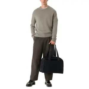 BEIS The Leather Trim Duffle - Black