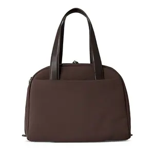 BEIS The Leather Trim Duffle - Espresso