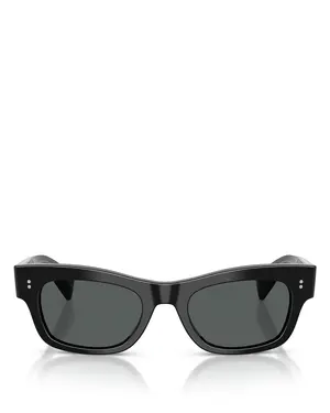 Oliver Spencer Sonia Pillow Sunglasses, 51mm - Black
