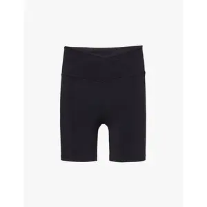 TALA Dayflex Wrap Stretch-woven Cycling Shorts - Shadow Black