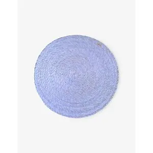 MAKAUA Round Woven Placemat 38cm - Cielo