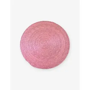MAKAUA Round Woven Placemat 38cm - Clavel