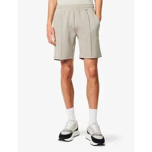 ARNE Essential Luxe Drawstring Stretch-cotton Blend Shorts - Stone