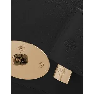 Mulberry Lily Leather Shoulder Bag - Black