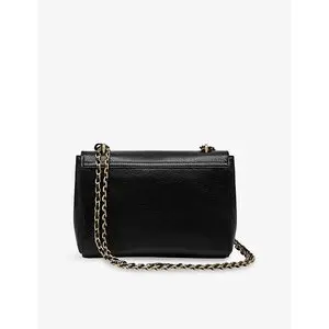Mulberry Lily Leather Shoulder Bag - Black