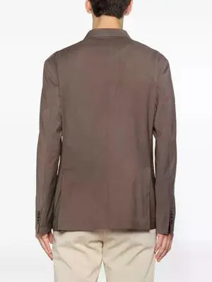 MANUEL RITZ Double-breasted Jacket - Brown
