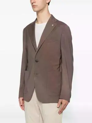 MANUEL RITZ Nuvola Notch-lapel Jacket - Neutrals