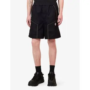 Moncler Contrast-stitch Cotton Shorts