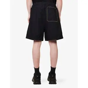 Moncler Contrast-stitch Cotton Shorts