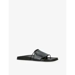 THE ROW Vivienne Leather Slide Sandals