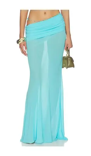 Nbd Kalika Maxi Skirt - Blue