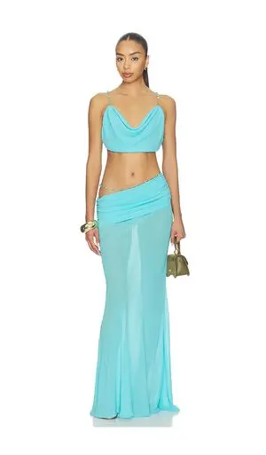 Nbd Kalika Embellished Shoulder Strap Top