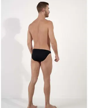 HOM Premium Cotton Micro Briefs - Black