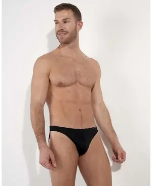HOM Premium Cotton Micro Briefs - Black