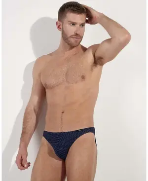 HOM Max Comfort Micro Briefs - Navy