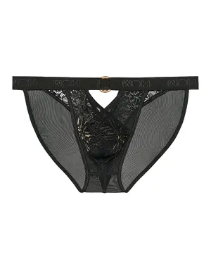 HOM Woh Pure Seduction Tanga Briefs - Black