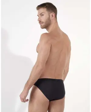 HOM Supreme Cotton Comfort Micro Briefs - Black