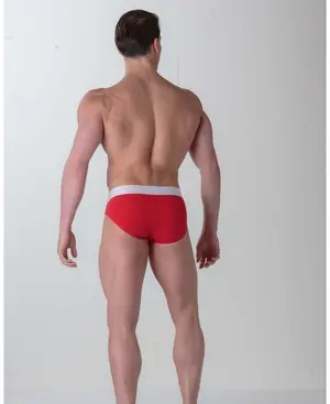 HOM Woh Sexy Fun Mini Briefs - Red