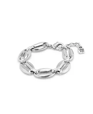 UNODE50 Sterling -plated Oval Link Chain Bracelet