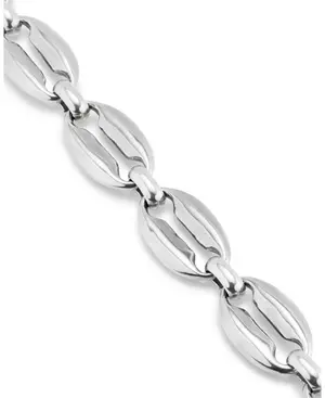UNODE50 Sterling -plated Oval Link Chain Bracelet