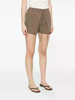 Matteau Drawstring-waistband Shorts - Brown
