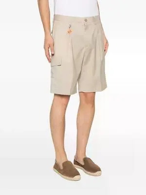 MANUEL RITZ Pleated Shorts - Neutrals