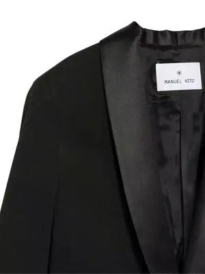 MANUEL RITZ Long-sleeve Single-breasted Blazer