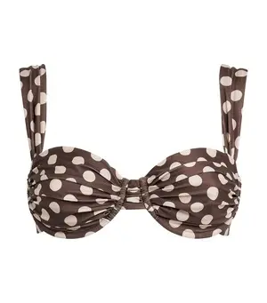 Faithfull The Brand Sol Bikini Top - Brown