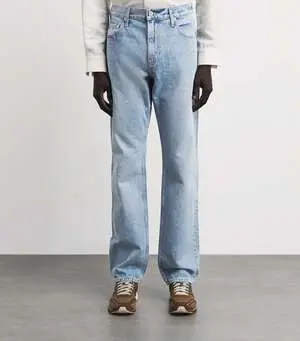 Paige Doheny Relaxed Straight Jeans - Blue