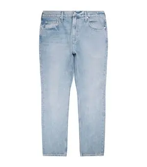 Paige Doheny Relaxed Straight Jeans - Blue