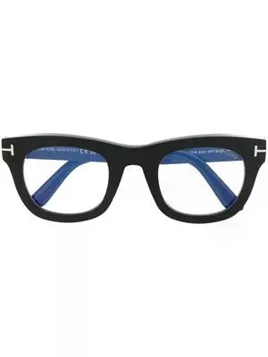 TOM FORD Logo-plaque Arm Glasses - Black