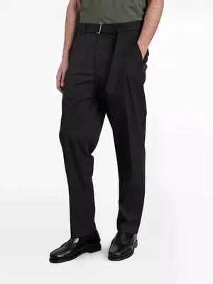 LOW BRAND Belted Trousers