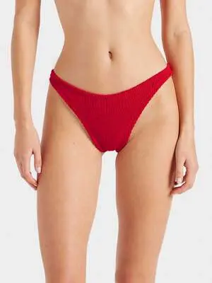 Hunza G Classic Bikini Bottom - Red