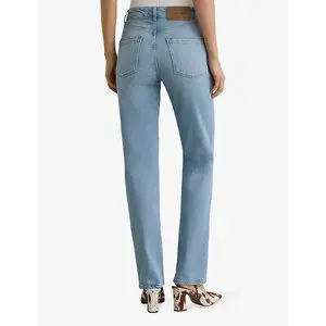 REISS Aubrey Slim-fit Straight Leg Jeans - Light Blue