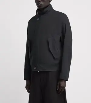AMI Paris Virgin Wool Harrington Jacket