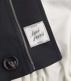 AMI Paris Virgin Wool Harrington Jacket