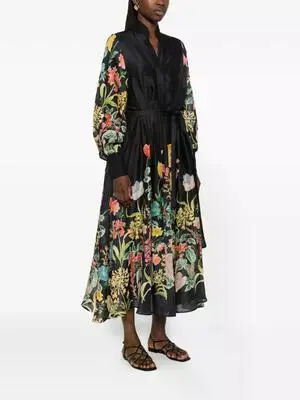 LAVI COUTURE Artemisia Belted Midi Dress