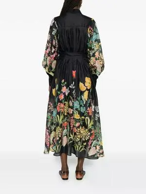 LAVI COUTURE Artemisia Belted Midi Dress