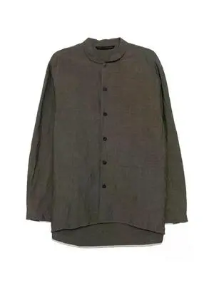 FORME D'EXPRESSION Crinkled-finish Shirt - Grey