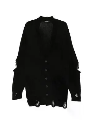 NUDE:MASAHIKO MARUYAMA Distressed V-neck Cardigan