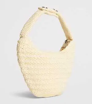Sandro Mini Crochet Top-handle Bag