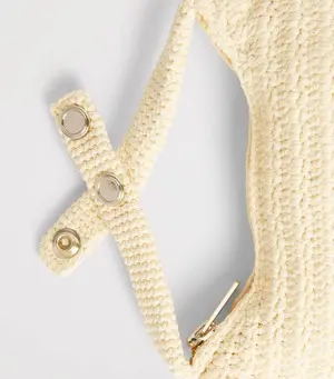 Sandro Mini Crochet Top-handle Bag
