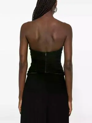 Balenciaga Ruched Halterneck Top