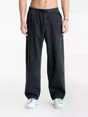 Gramicci Belted Patch-pocket Trousers - Grey