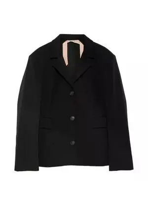 N°21 Single-breasted Blazer - Black