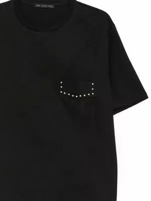 LOW BRAND Studded-pocket T-shirt