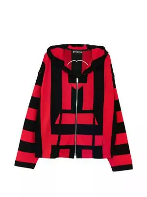 MASTERMIND WORLD Striped Drawstring Hoodie