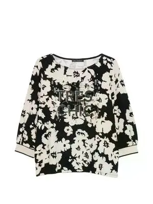 BETTY BARCLAY Abstract-pattern T-shirt